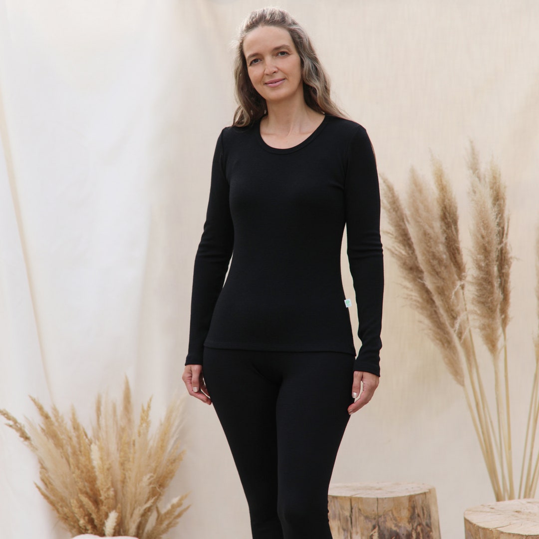 Thermal Merino Wool Underwear for Women With Shirts - Etsy