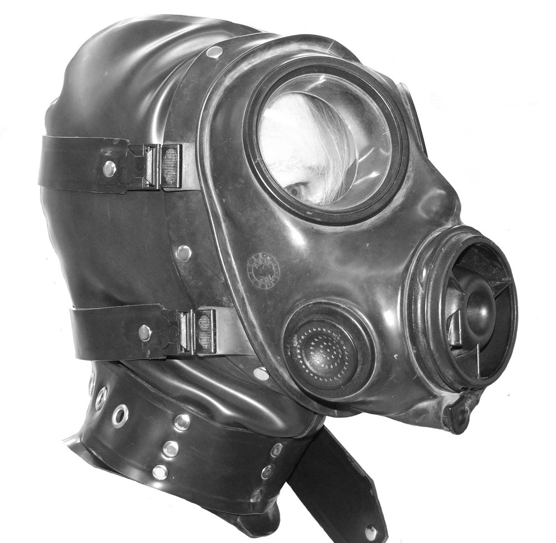 S10 British Gas Mask Bondage Latex Hood - Etsy UK