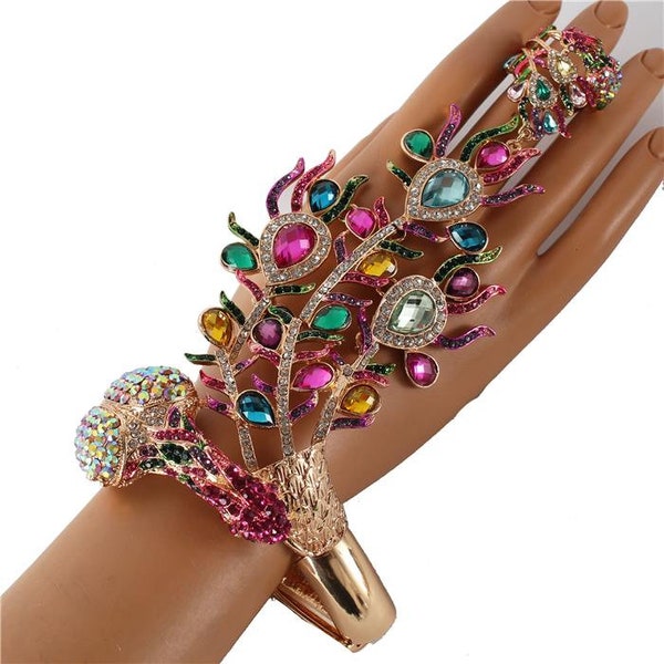 Peacock Bracelet - Etsy