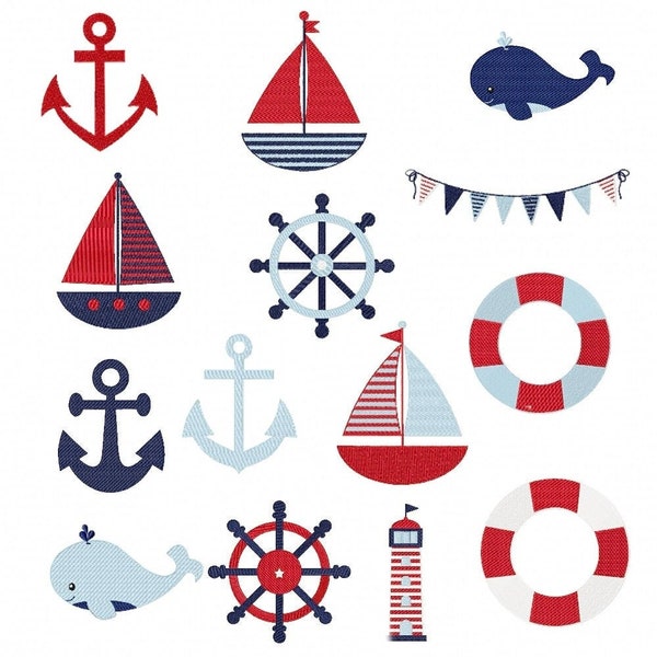 Nautical Embroidery - Etsy