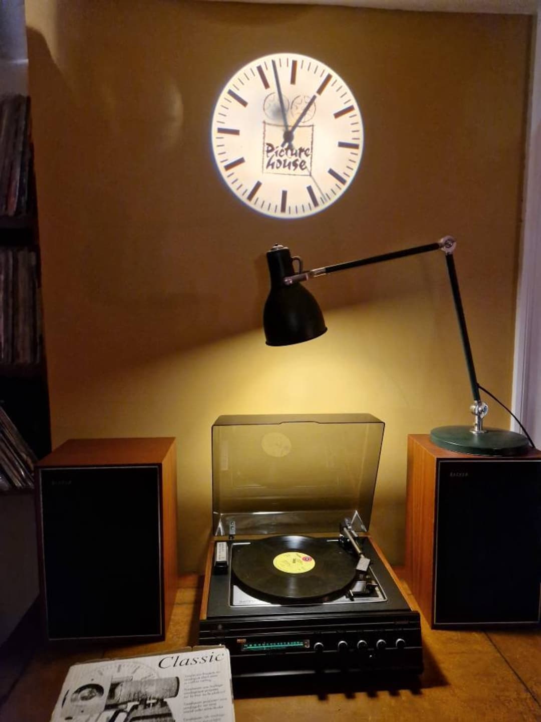 1980's Timebeam Classic by Design Ltd England Projection Clock ...