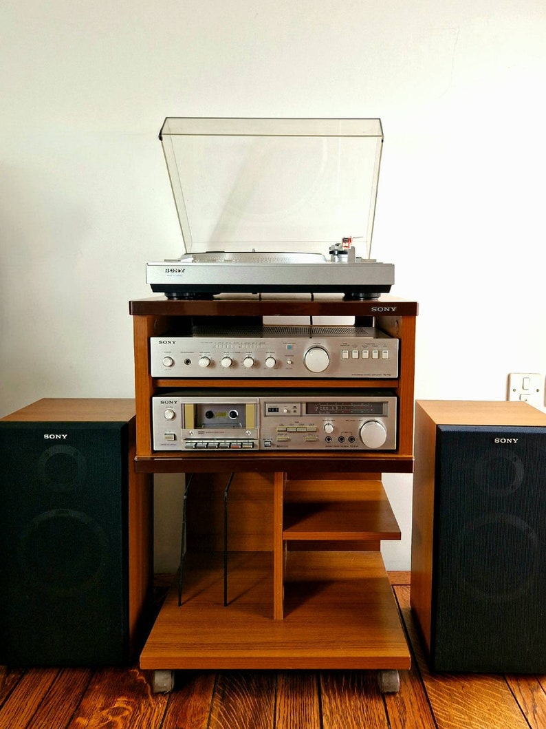 Timewarp Vintage 1980 Sony Hifi System Fabulous Condition Inc Sony Teak ...