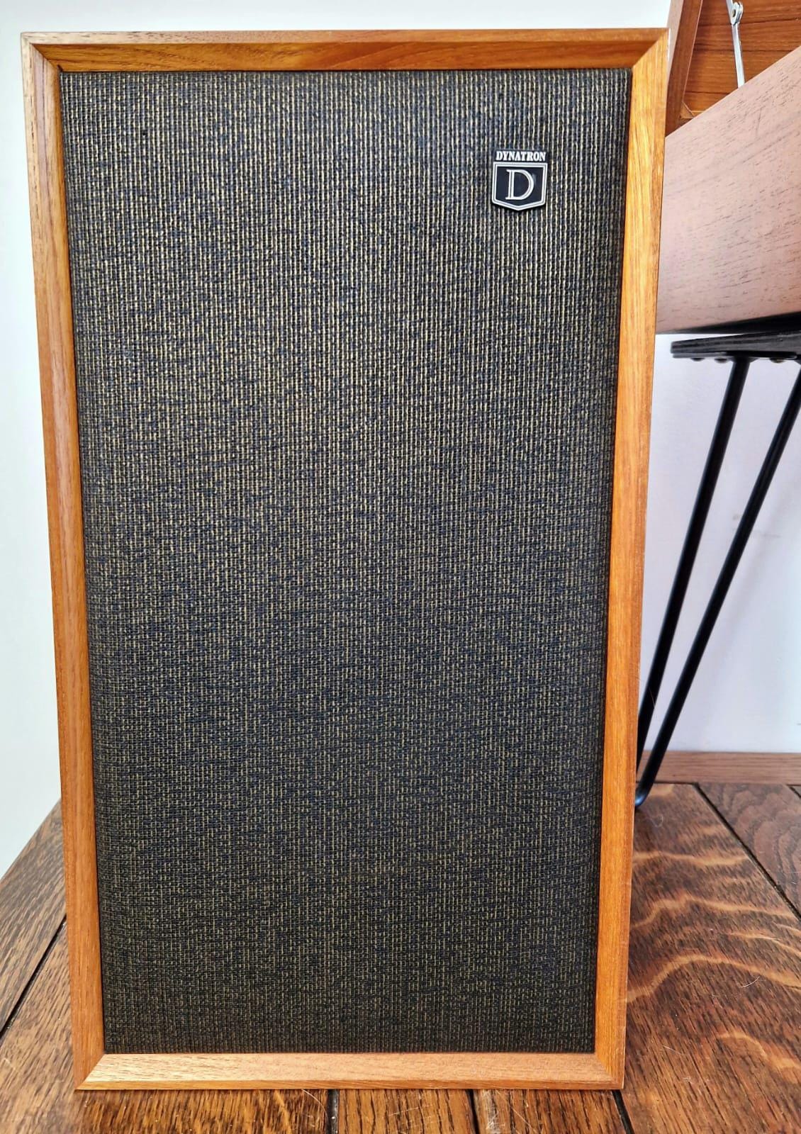 Vintage Dynatron 1970s Teak Record Player Radiogram With Teak Stand ...