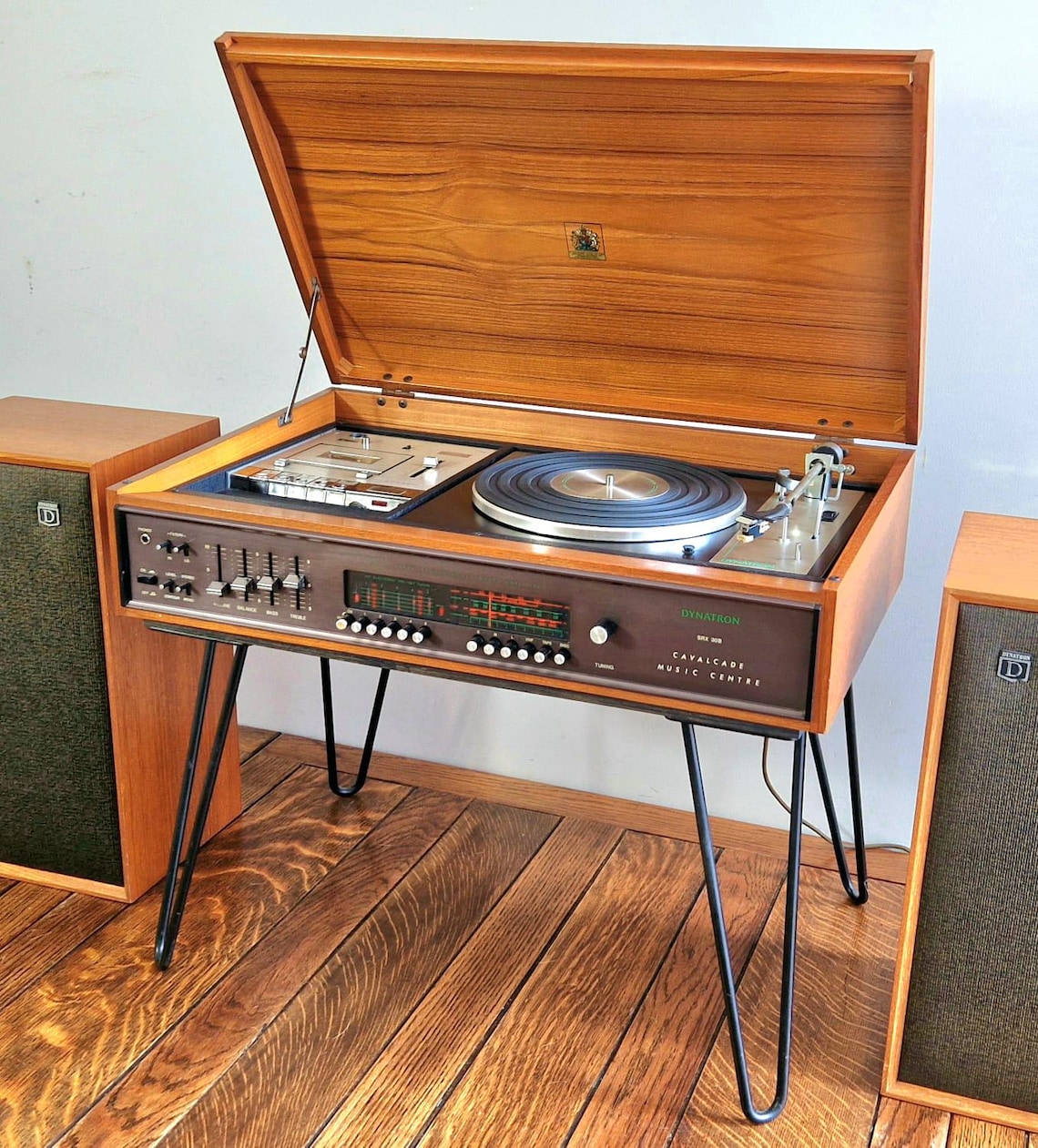 Vintage Dynatron 1970s Teak Record Player Radiogram With Teak Stand - Etsy