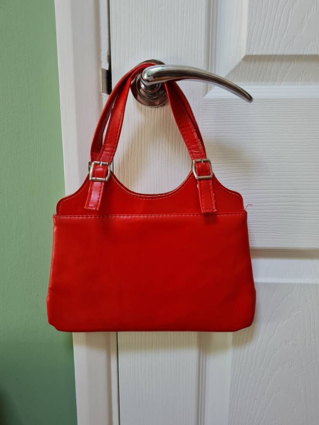 Sweet 1960s Vintage Soft Leather Red Petite Handbag - Etsy