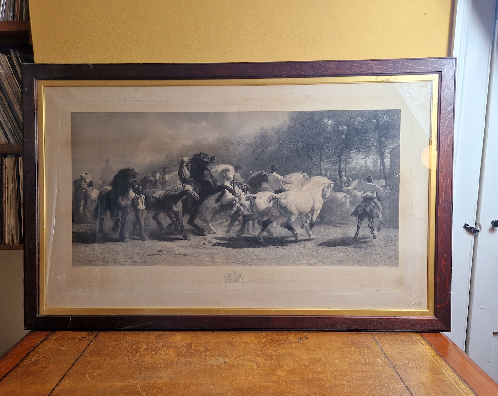 Rosa Bonheur the Horse Fair, Paris 1857 - Large Original 1800's Stamped ...