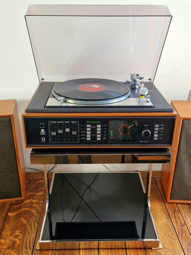 Dynatron HFC-101 Vintage Teak Radiogram Inc Lenco GL78 Record Player ...