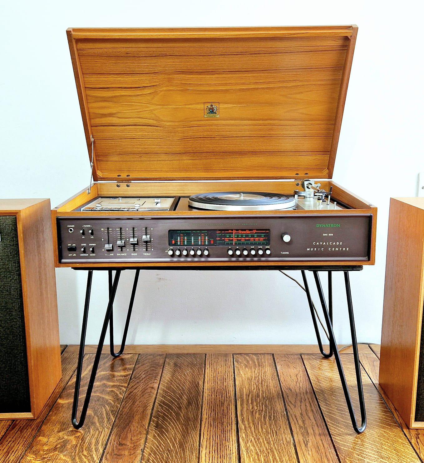 Vintage Dynatron 1970s Teak Record Player Radiogram With Teak Stand - Etsy