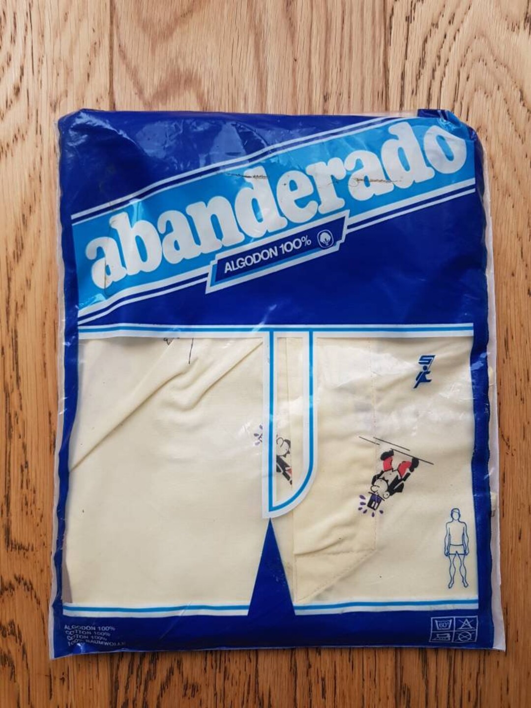 Vintage Unworn Deadstock 1970s ABANDERADO Brand Men's Kitsch Yellow ...