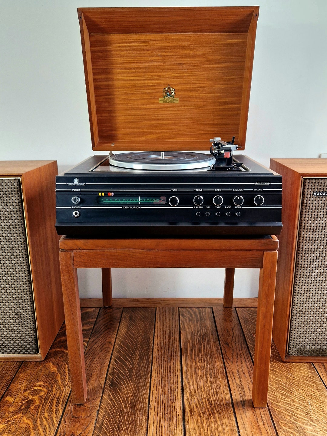 Timewarp 1973 British Hacker Centurion Record Player Radiogram & Stand ...