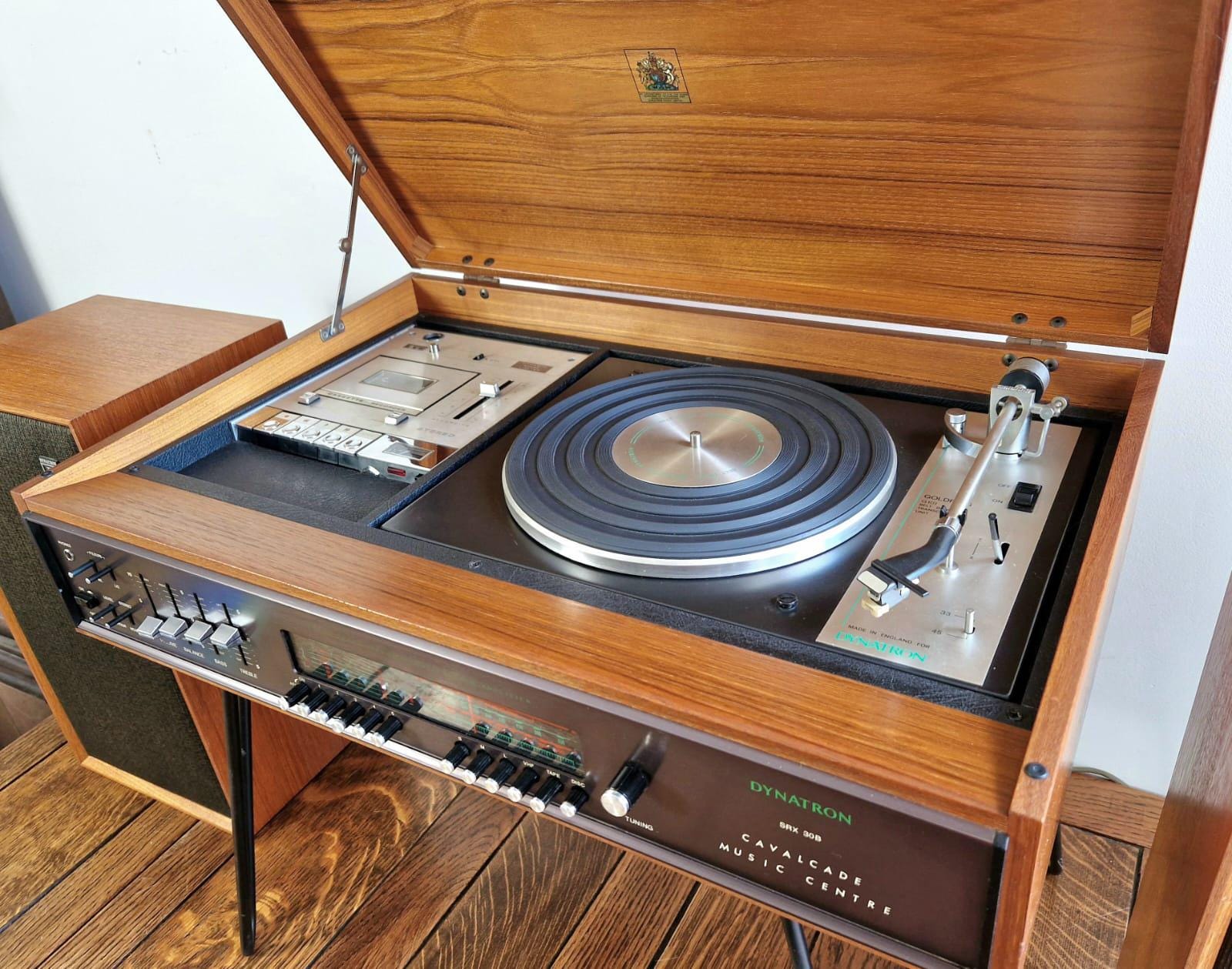 Vintage Dynatron 1970s Teak Record Player Radiogram With Teak Stand - Etsy