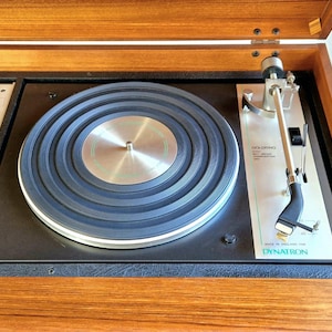 Vintage Dynatron 1970s Teak Record Player Radiogram With Teak Stand ...