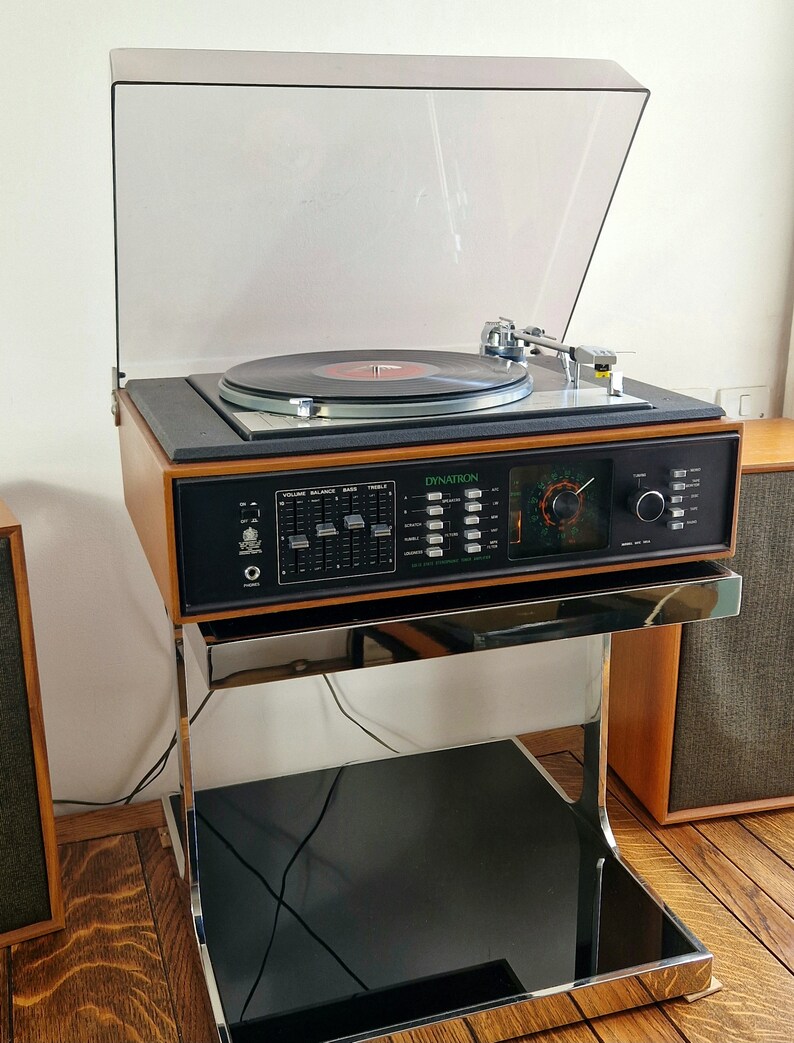 Dynatron HFC-101 Vintage Teak Radiogram Inc Lenco GL78 Record Player ...
