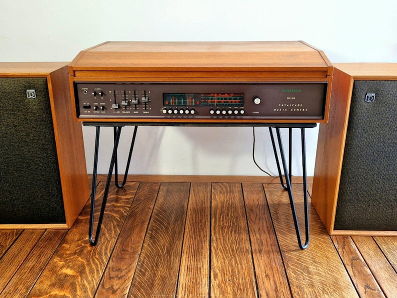 Vintage Dynatron 1970s Teak Record Player Radiogram With Teak Stand - Etsy