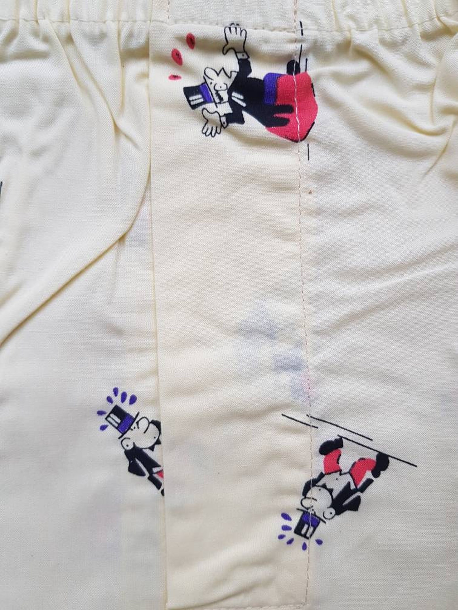 Vintage Unworn Deadstock 1970s ABANDERADO Brand Men's Kitsch Yellow ...