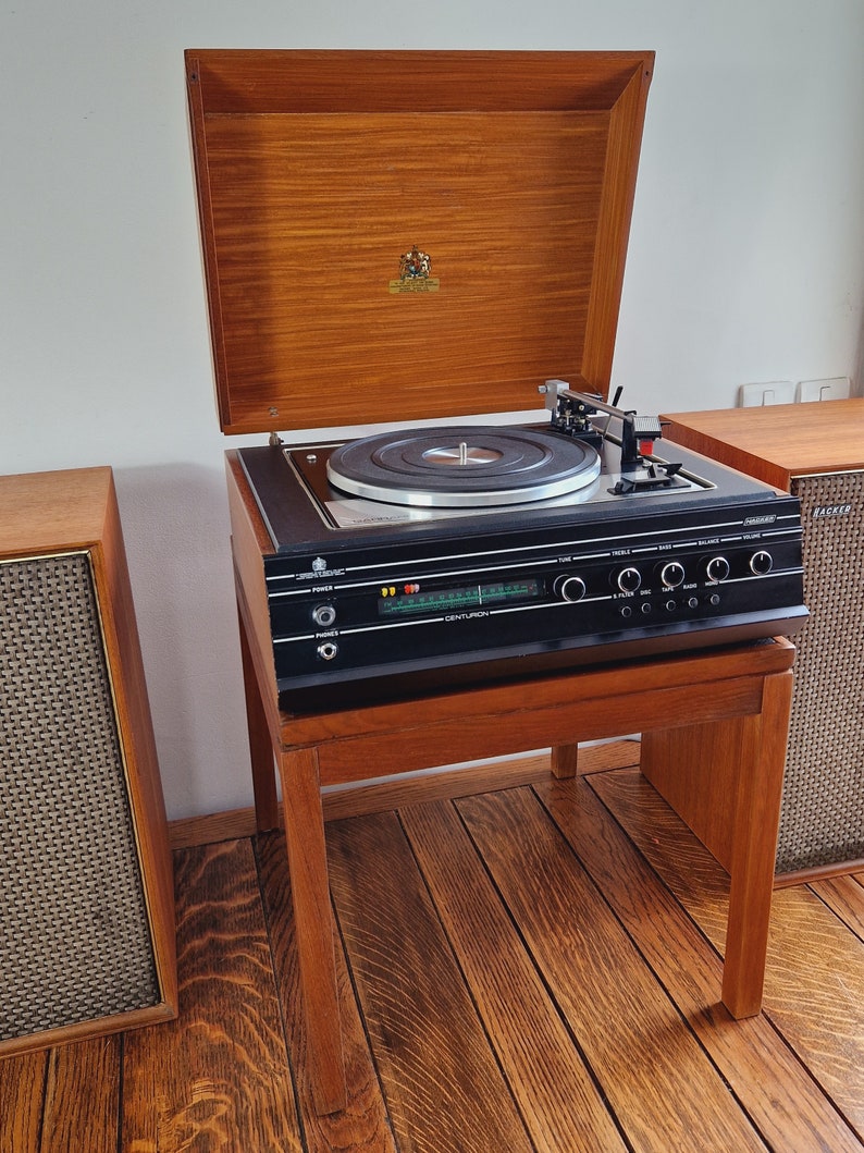 Timewarp 1973 British Hacker Centurion Record Player Radiogram & Stand ...
