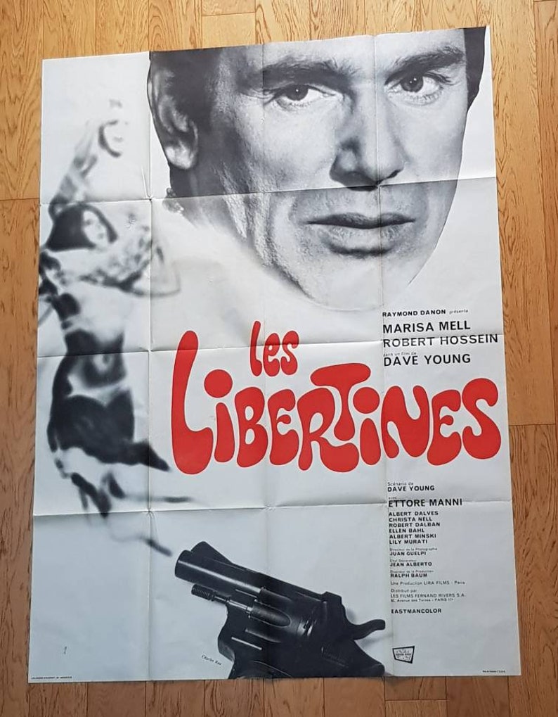 Giant 160cm Vintage French Movie Poster - 'les Libertines' (1969) - Etsy