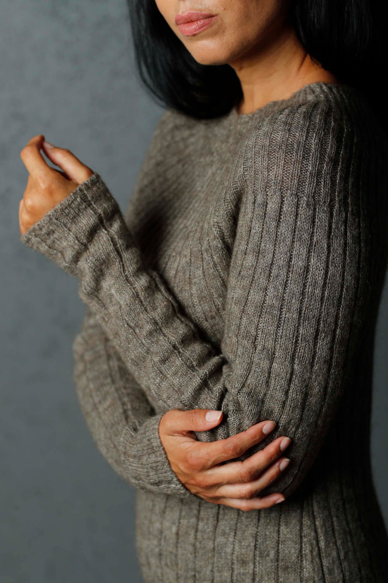 Alpaca Wool Dress Knitted Dress Knitted Alpaca Wool Dress - Etsy