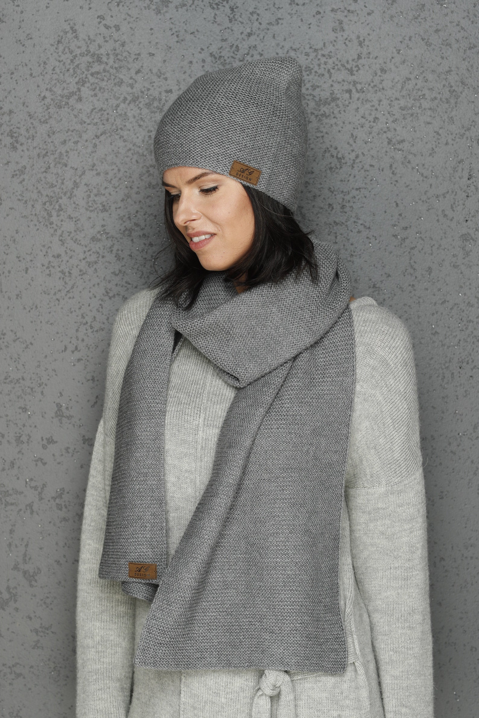 Merino Wool Snood, Merino Wool Hat, Merino Wool Cap, Winter Scarf, Gift ...