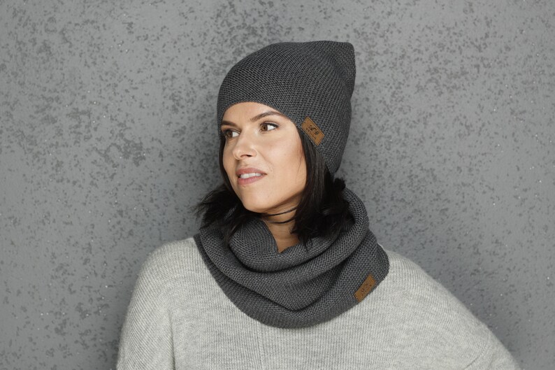 Merino Wool Snood Merino Wool Hat Merino Wool Cap Winter - Etsy