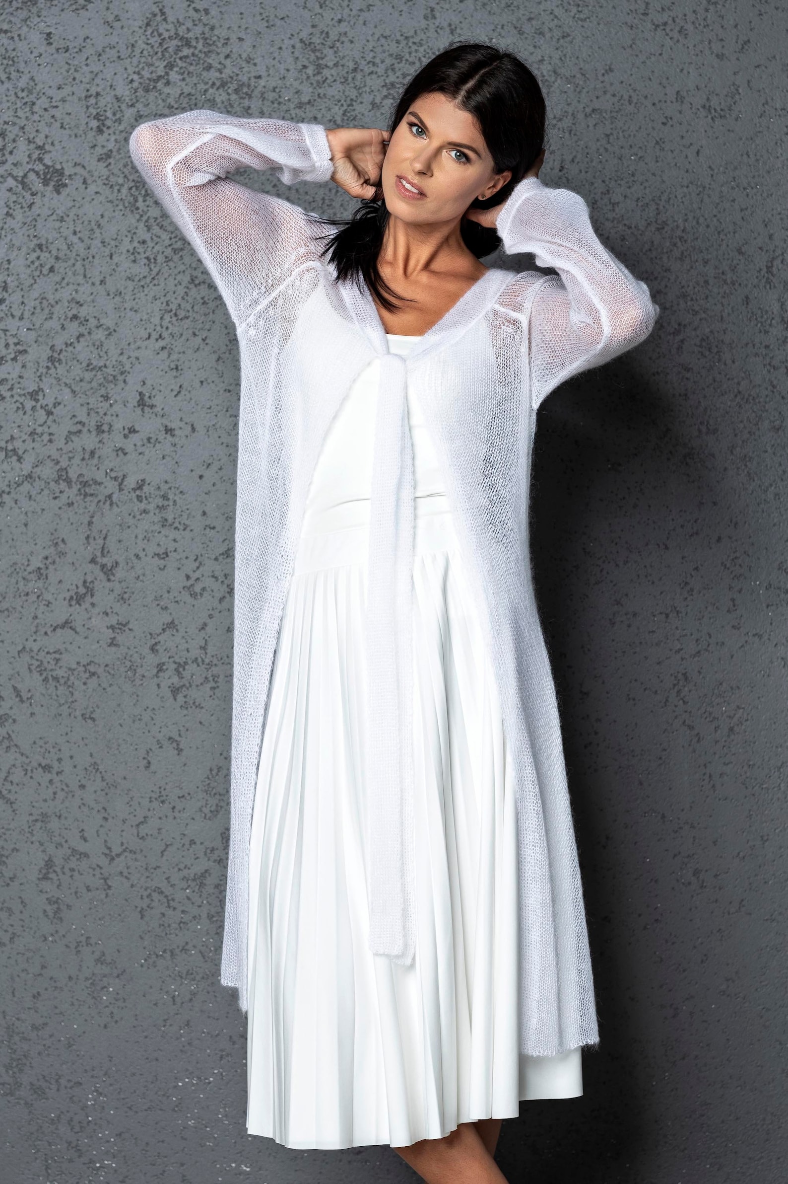 Wedding Knitted Cardigan WHITE Wedding Cardigan Bridal - Etsy