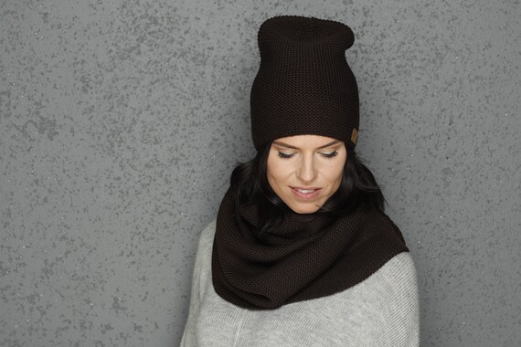 Merino Wool Snood Merino Wool Hat Merino Wool Cap Winter | Etsy