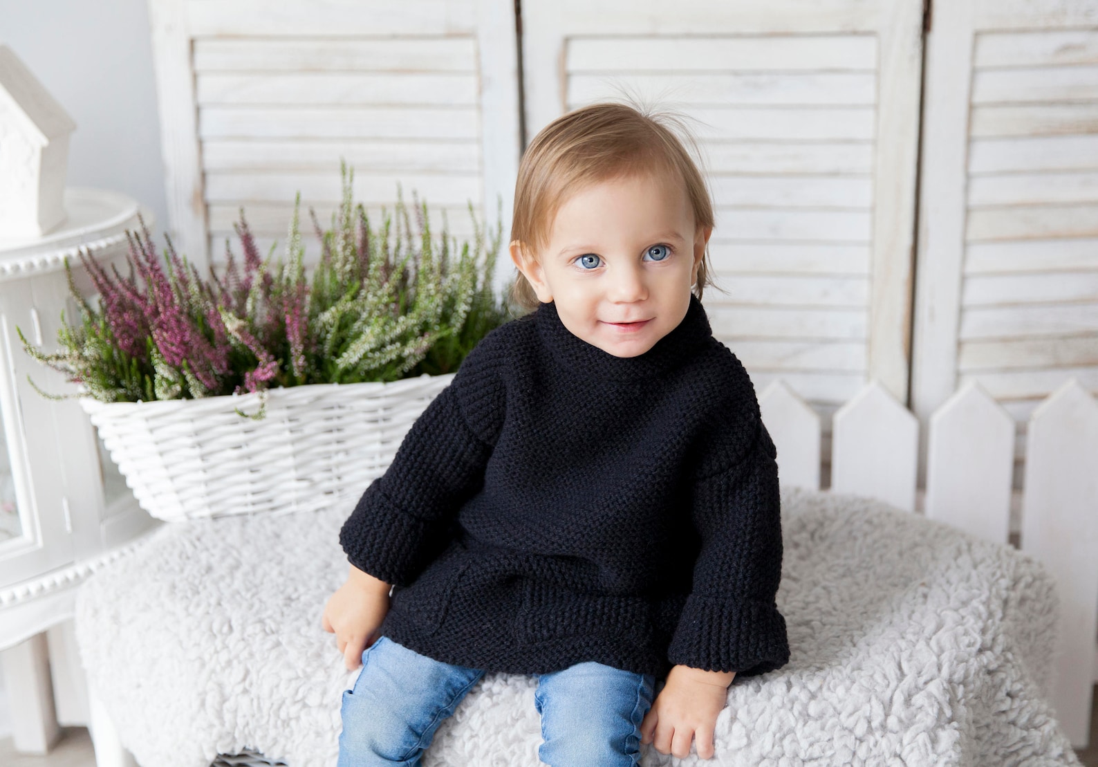 Knitted Sweater Wool Sweater Knitted Wool Sweater Girl - Etsy