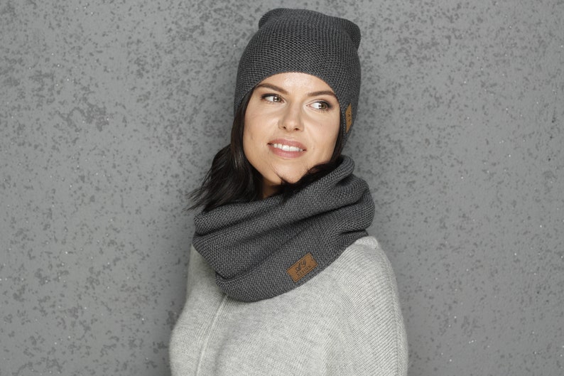 Merino Wool Snood Merino Wool Hat Merino Wool Cap Winter - Etsy