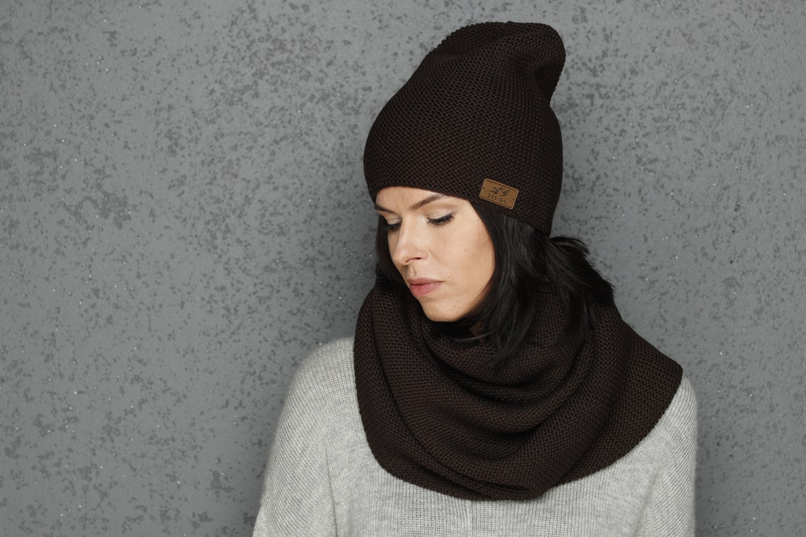 Merino Wool Snood Merino Wool Hat Merino Wool Cap Winter - Etsy