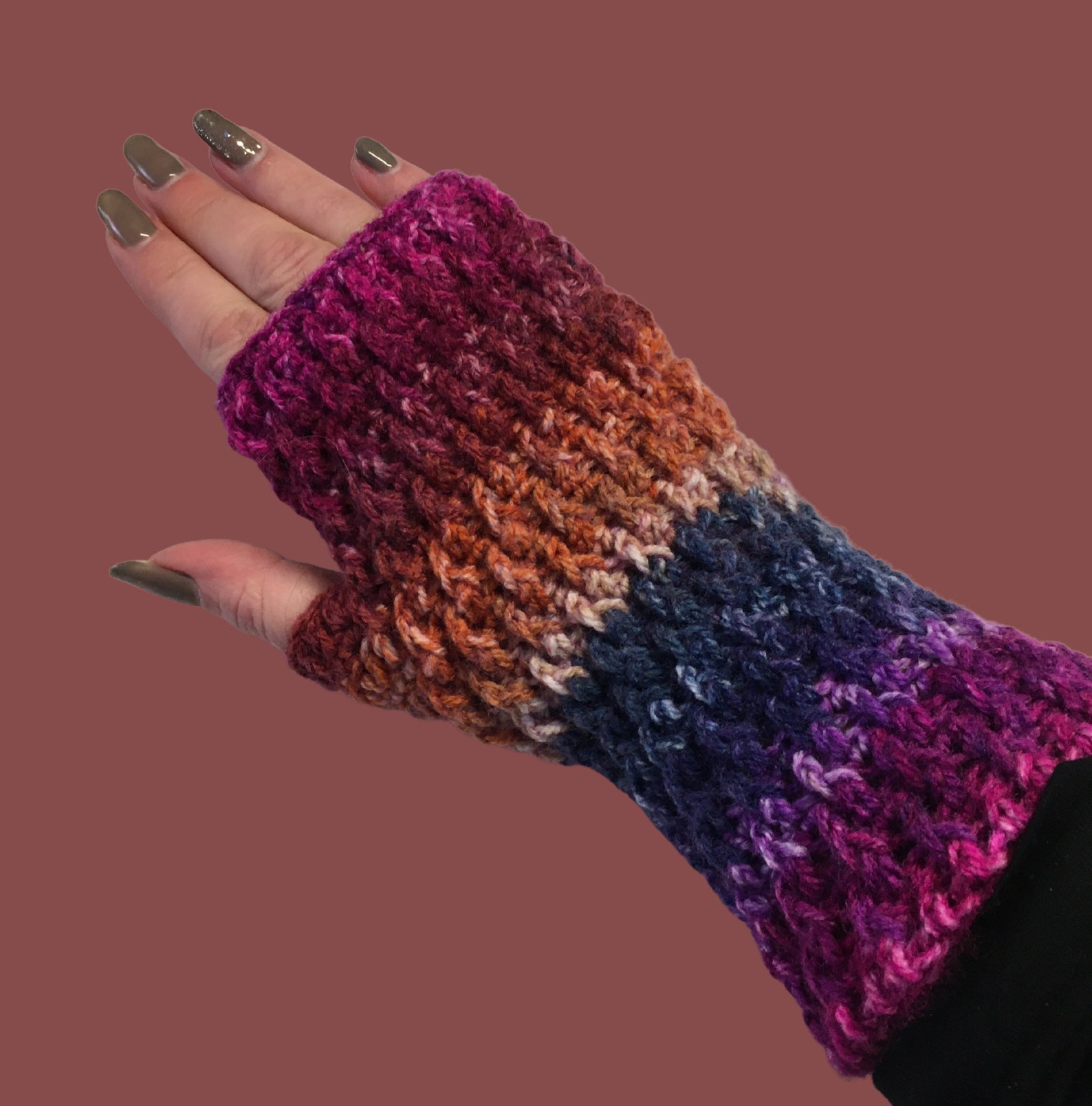 Crochet Pattern Crochet Wrist Warmer Pattern Fingerless | Etsy