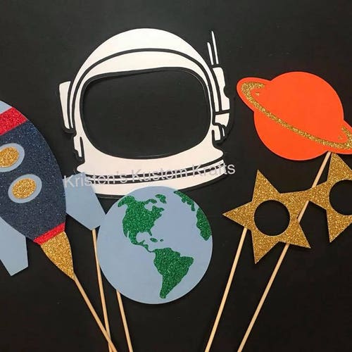 Outer Space Photo Booth Props - Etsy