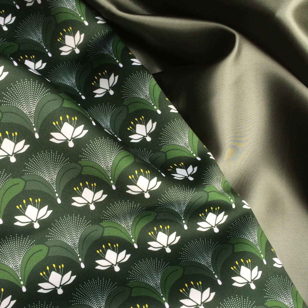 Satin Fabric Samples Duchess Satin Art Deco-style Patterns | Etsy