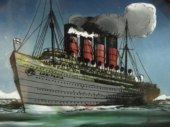 Rms Lusitania In Color