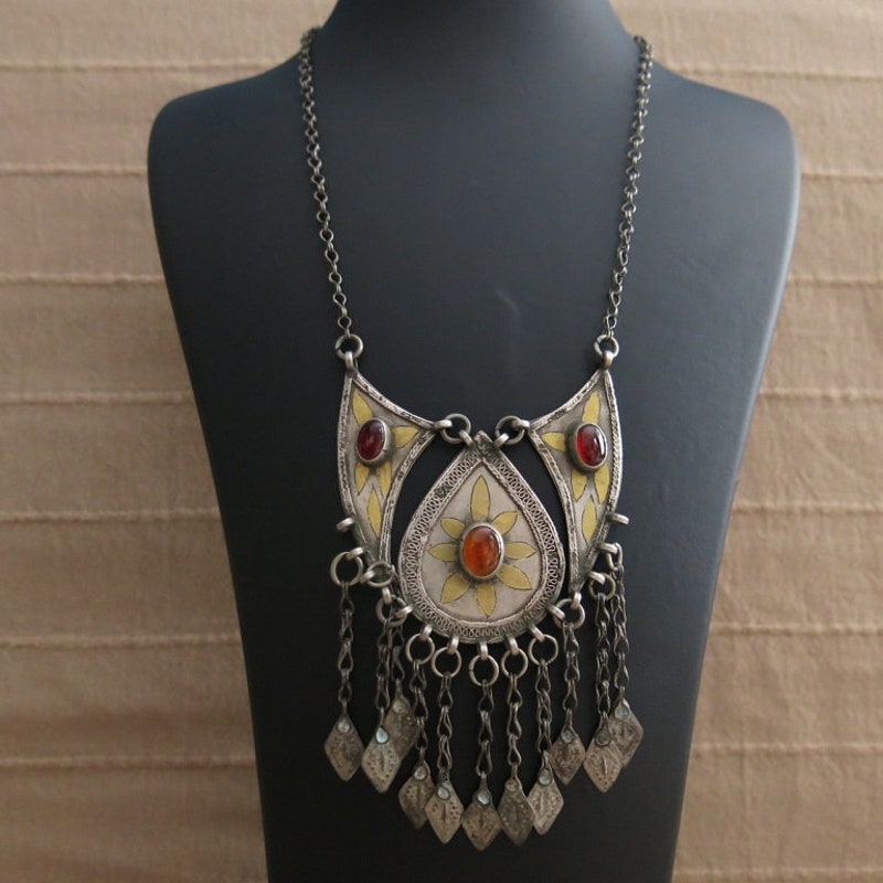 Turkmen Jewelry - Etsy