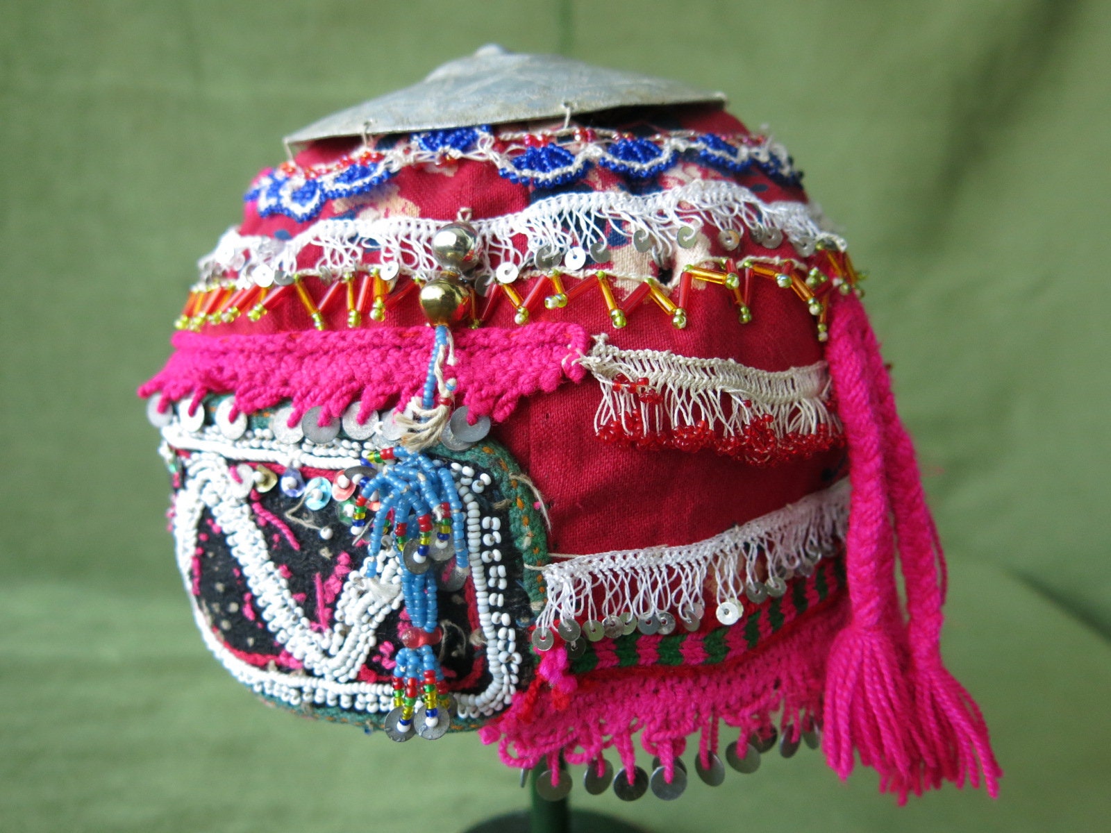 Traditional Turkish Beaded Women's Hat - Etsy
