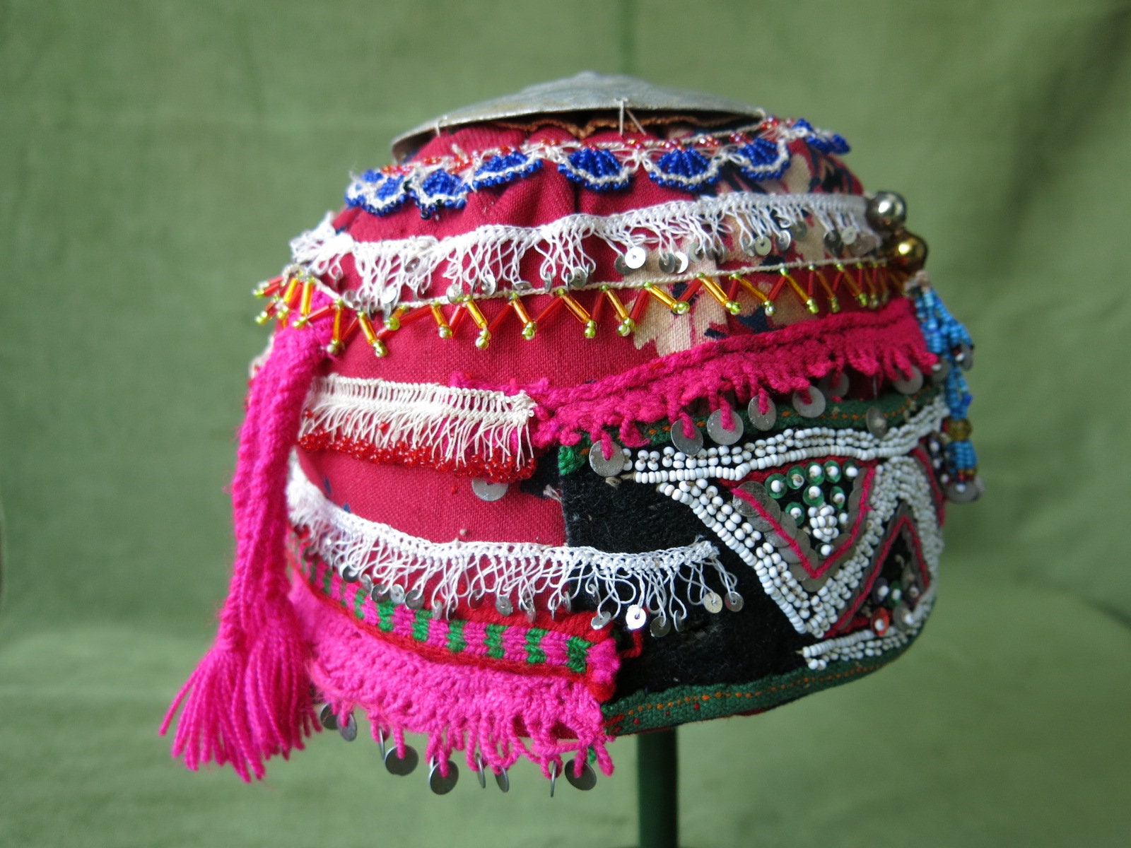 Traditional Turkish Beaded Women's Hat - Etsy