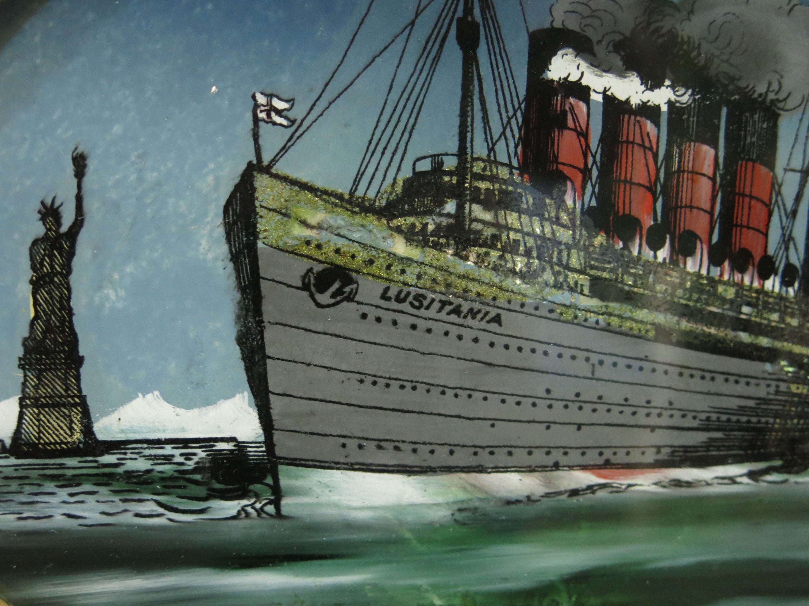 Rms Lusitania In Color