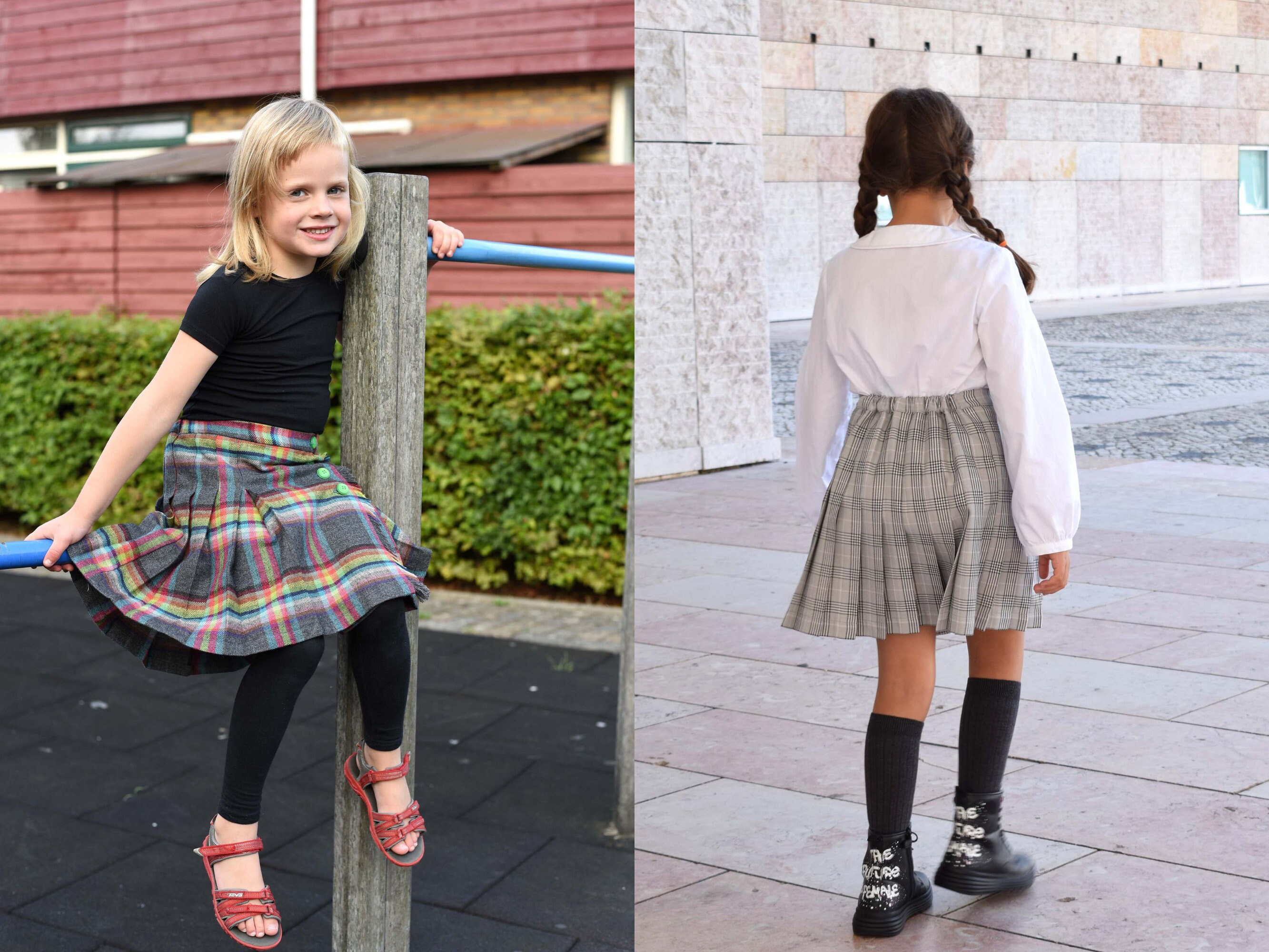 Marta Pleated Skirt PDF Sewing Pattern: School Skirt Girls English - Etsy