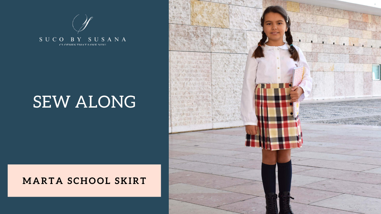 Marta Pleated Skirt PDF Sewing Pattern: School Skirt Girls English - Etsy
