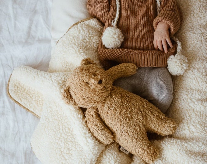 Organic Natural Polar Teddy Bear Doll Stuffed Animal Toy - Etsy