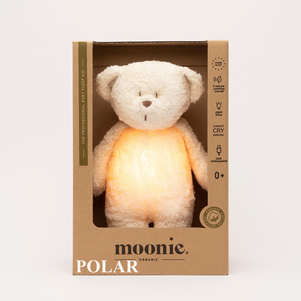 Gift for Baby MOONIE BEAR ORIGINAL Humming Bear With Lamp, Baby Sleep ...