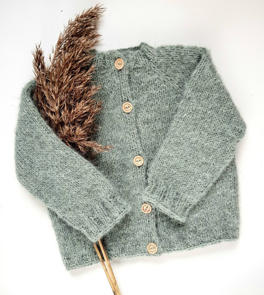 Knit Baby Sweater Wool Baby Cardigan Crochet Newborn Cardigan Knit ...