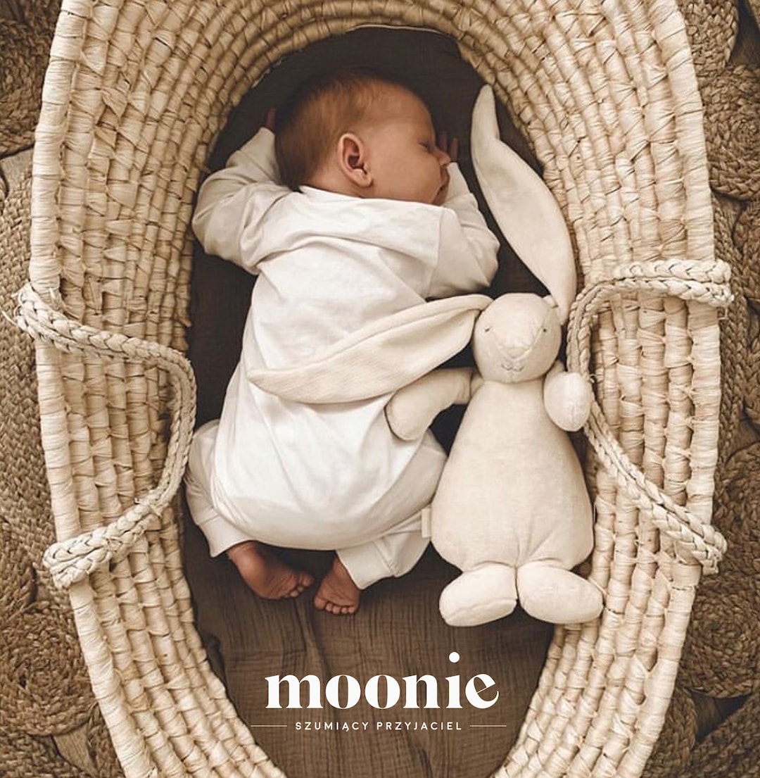 Moonie Toy Organic Humming Bunny Bedtime Bunny Moonie Cloud Baby First ...