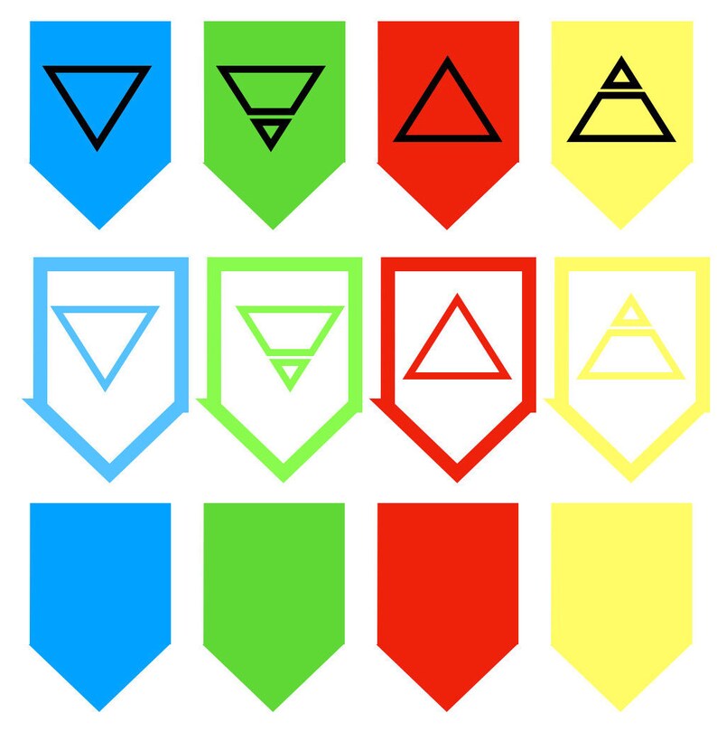 Elemental Banners - Etsy