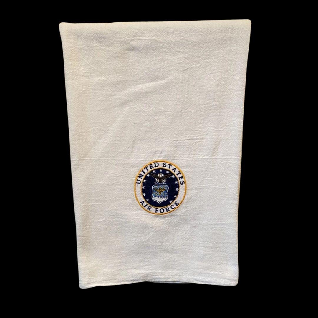 US Air Force Machine Embroidered Towel - Etsy