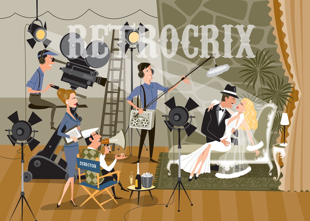 Poster "retro FILMING Set" - Etsy