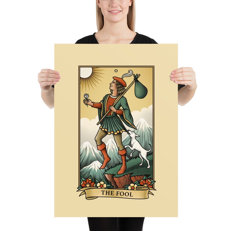 Poster the Fool, Tarot Card - Etsy