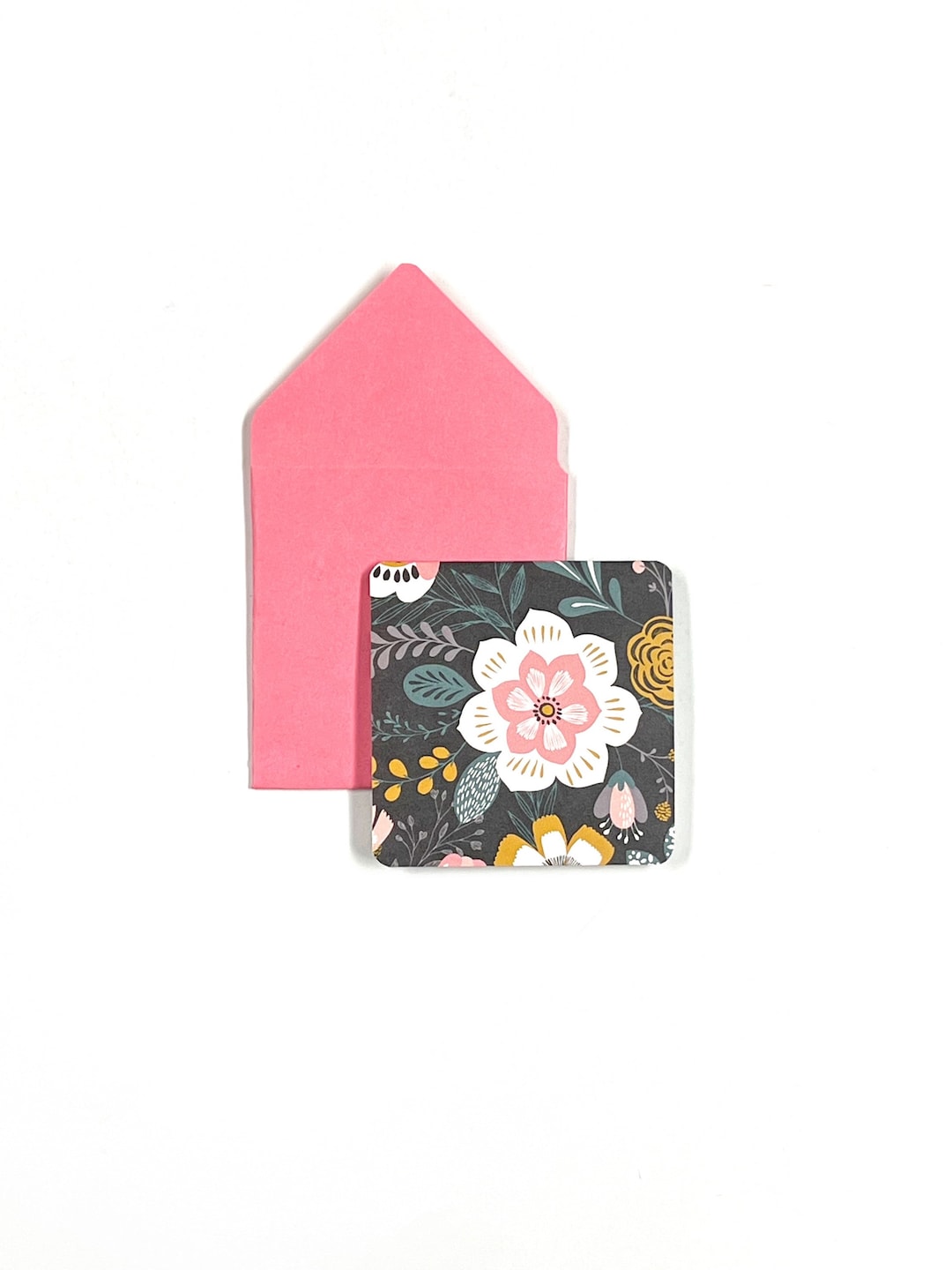 Floral Mini Cards, Blank Stationery Cards, Mini Notes, Stationary Cards ...