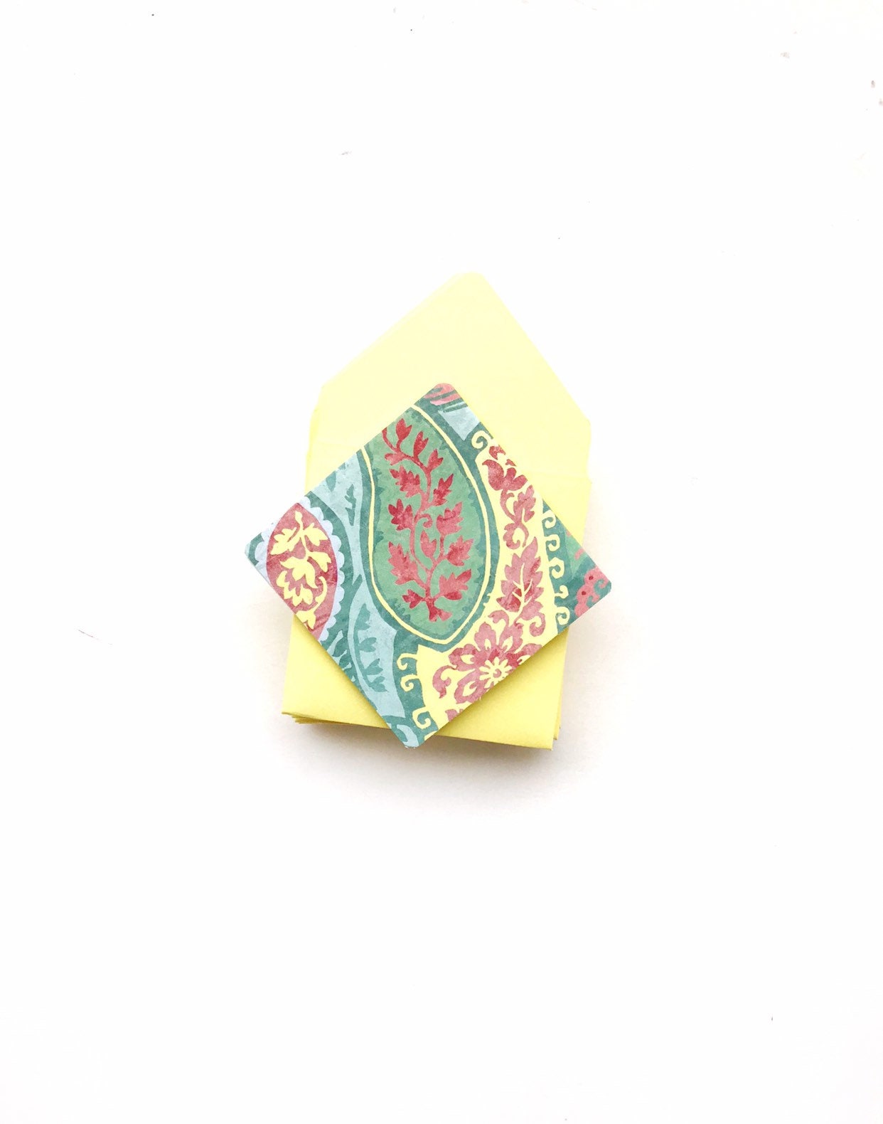 Cards for Gift Boxes Cute Little Note Cards Blank Patterned - Etsy