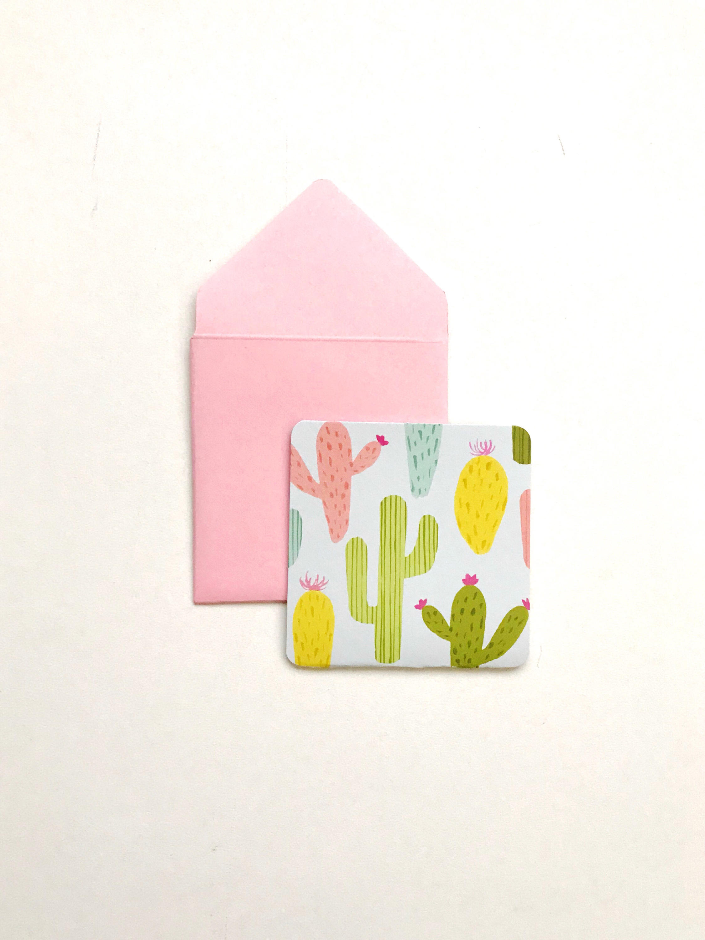 Cactus Mini Cards Tiny Cactus Cards Cactus Gift Wrap Cute - Etsy
